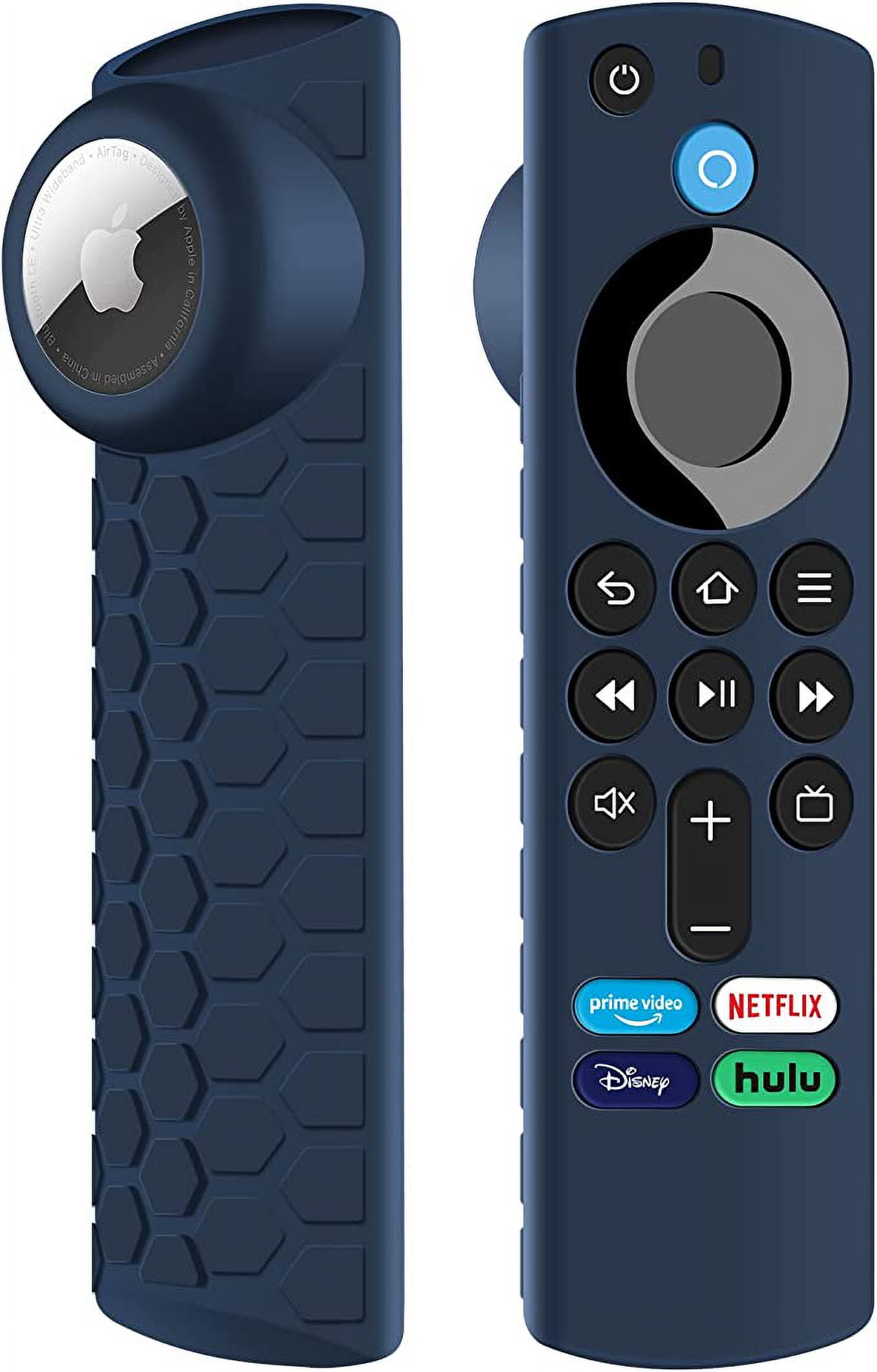 Haobuy for Alexa 3rd Gen Remote Cover with Airtag Holder, Silicone ...