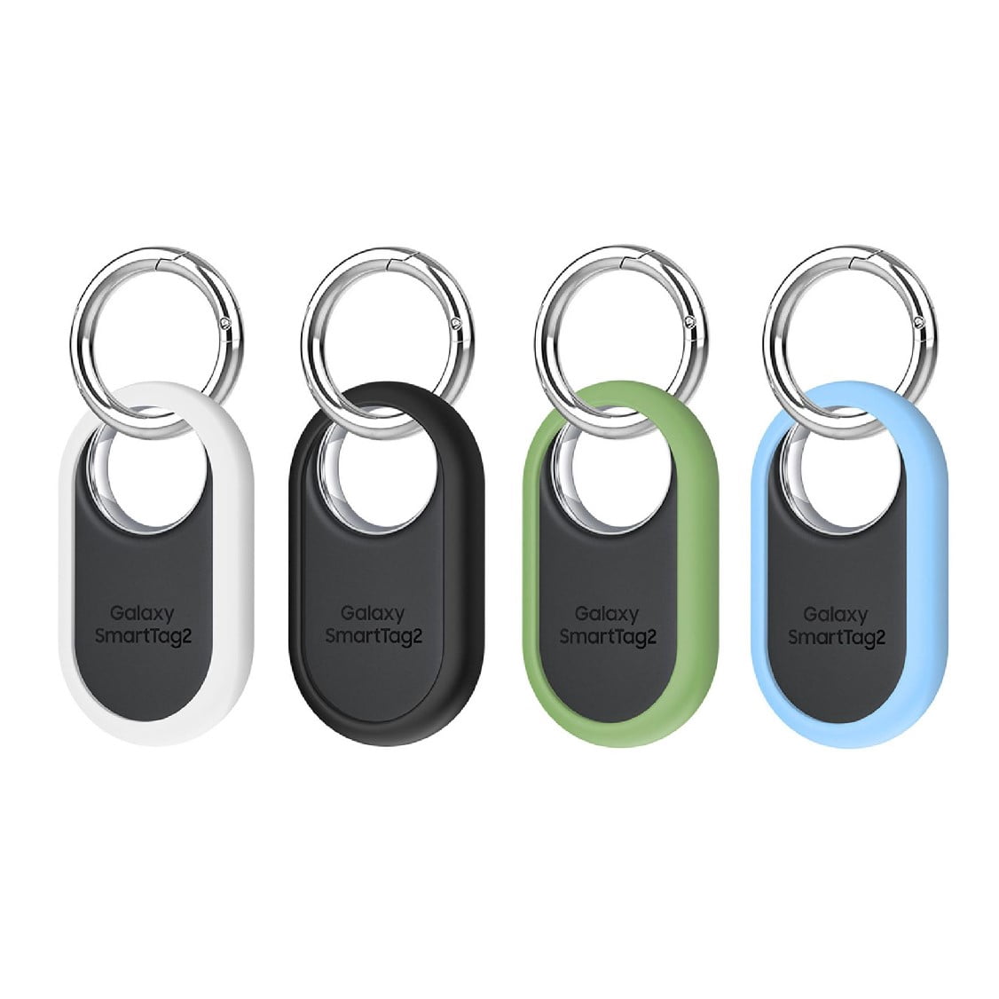 Haobuy for Samsung Galaxy SmartTag2 Silicone Case with Key Ring ...
