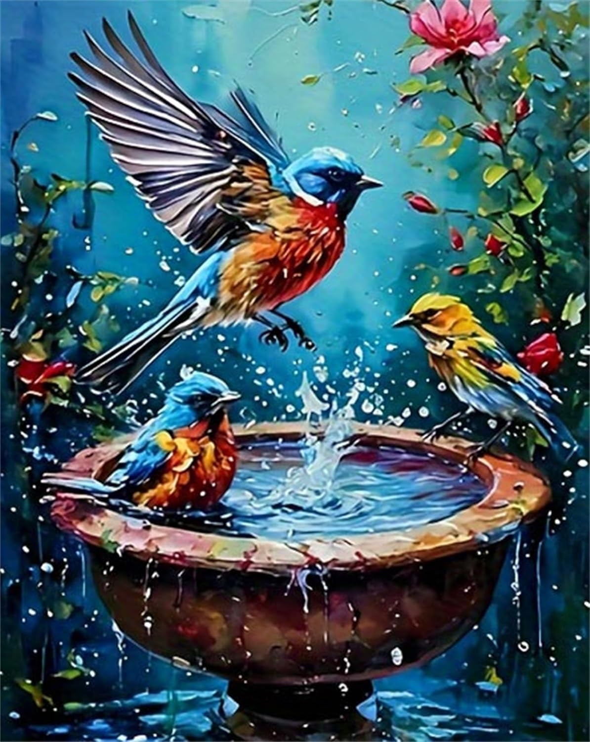 Haocy Lion Paint by Numbers Kits for Adults,Paint by Numbers on Canvas ...