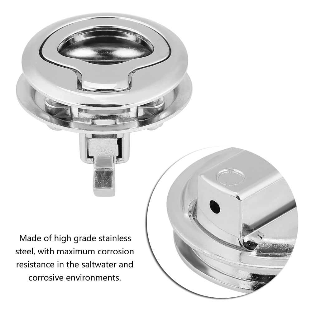 Haofy 1.5inch Flush Pull Latch,Stainless Steel Flush Pull Hatch Latch ...