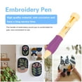 Haofy Embroidery Felting Needle Punch Pen with 2 Spring Needles Set ...
