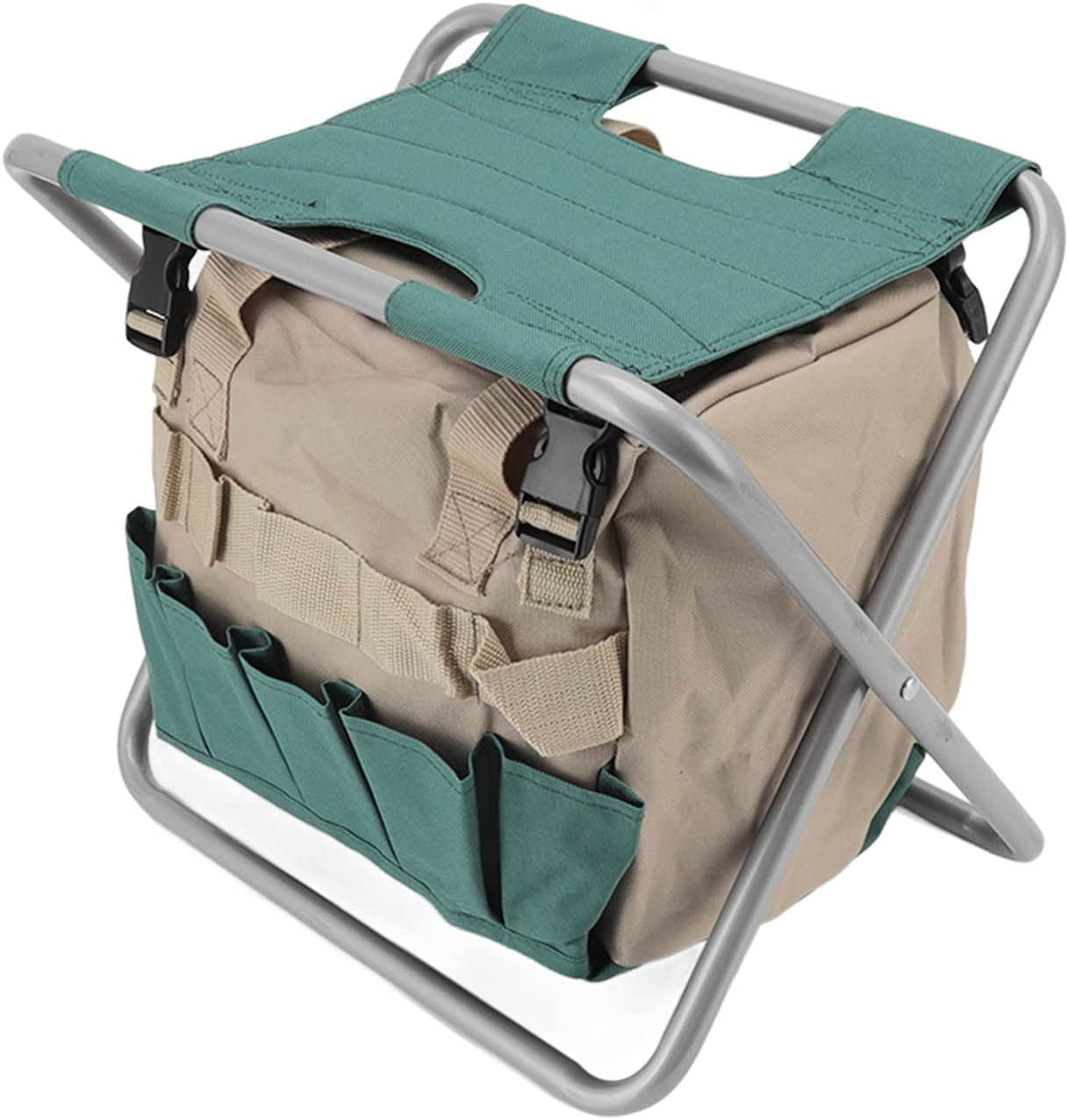 Haofy Garden Folding Stool, Outdoor Foldable Camping Chair with ...