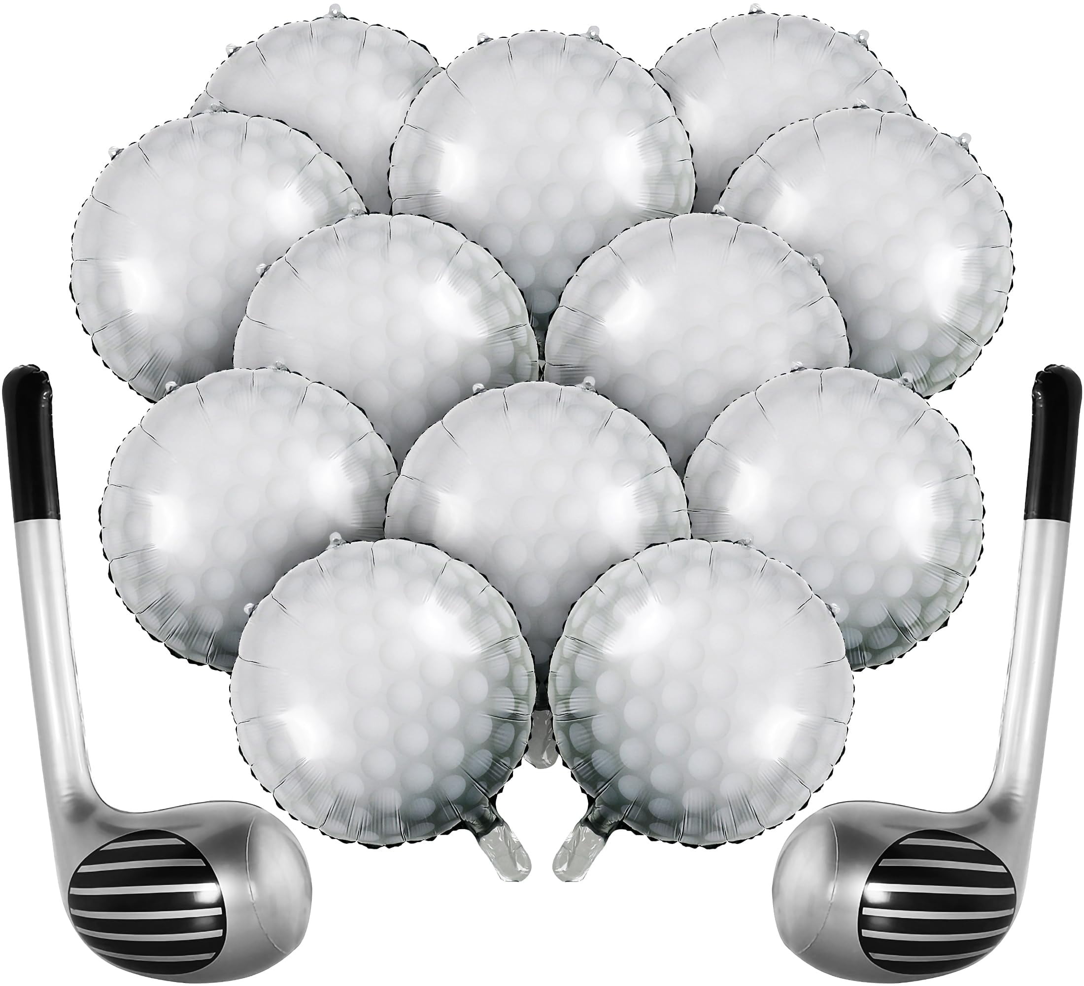 Haoguo 14Pcs Golf Balloons Golf Birthday Party Decorations Include 12 ...