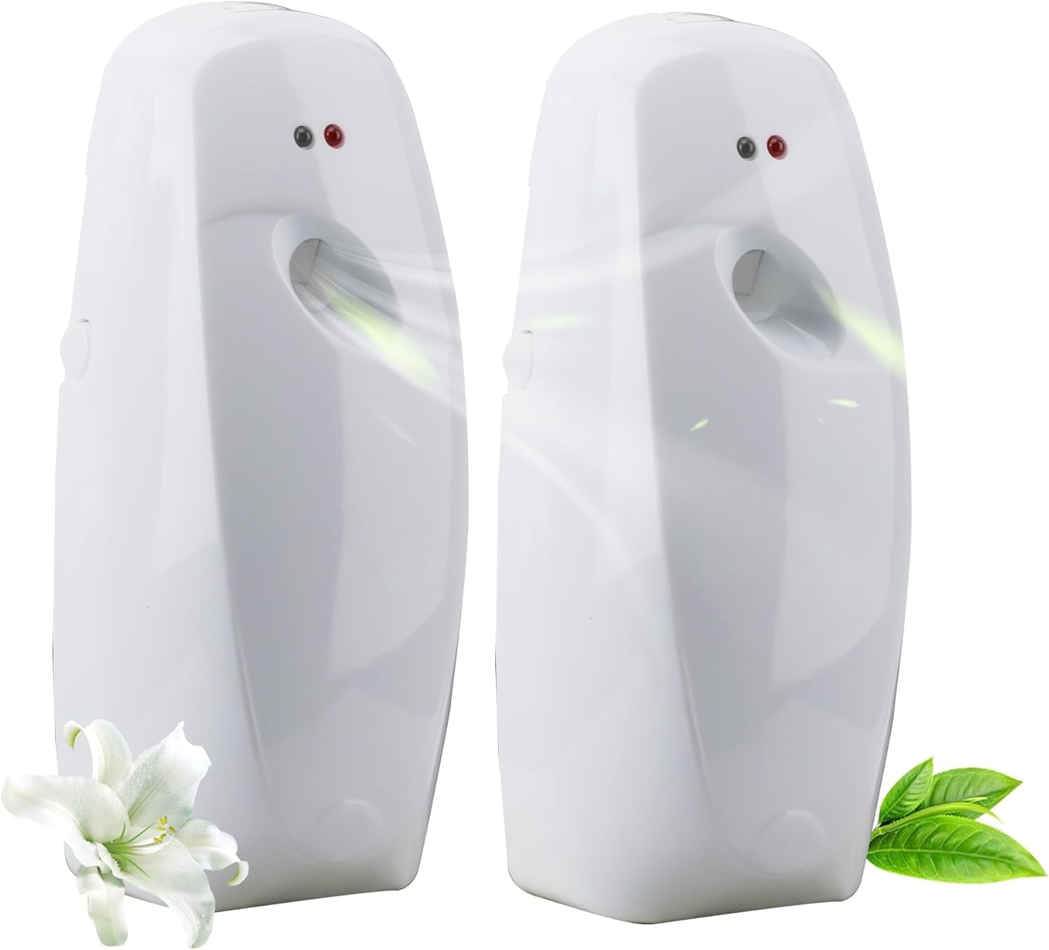 HAOKAINI Automatic Wall Mount Air Freshener Dispenser 300ml Spray Timer 5/15/30 Min White ...