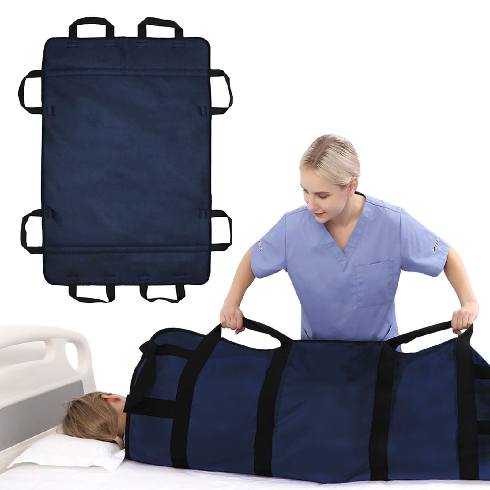 Multipurpose Positioning Bed Pad with Reinforced Handles, Reusable ...