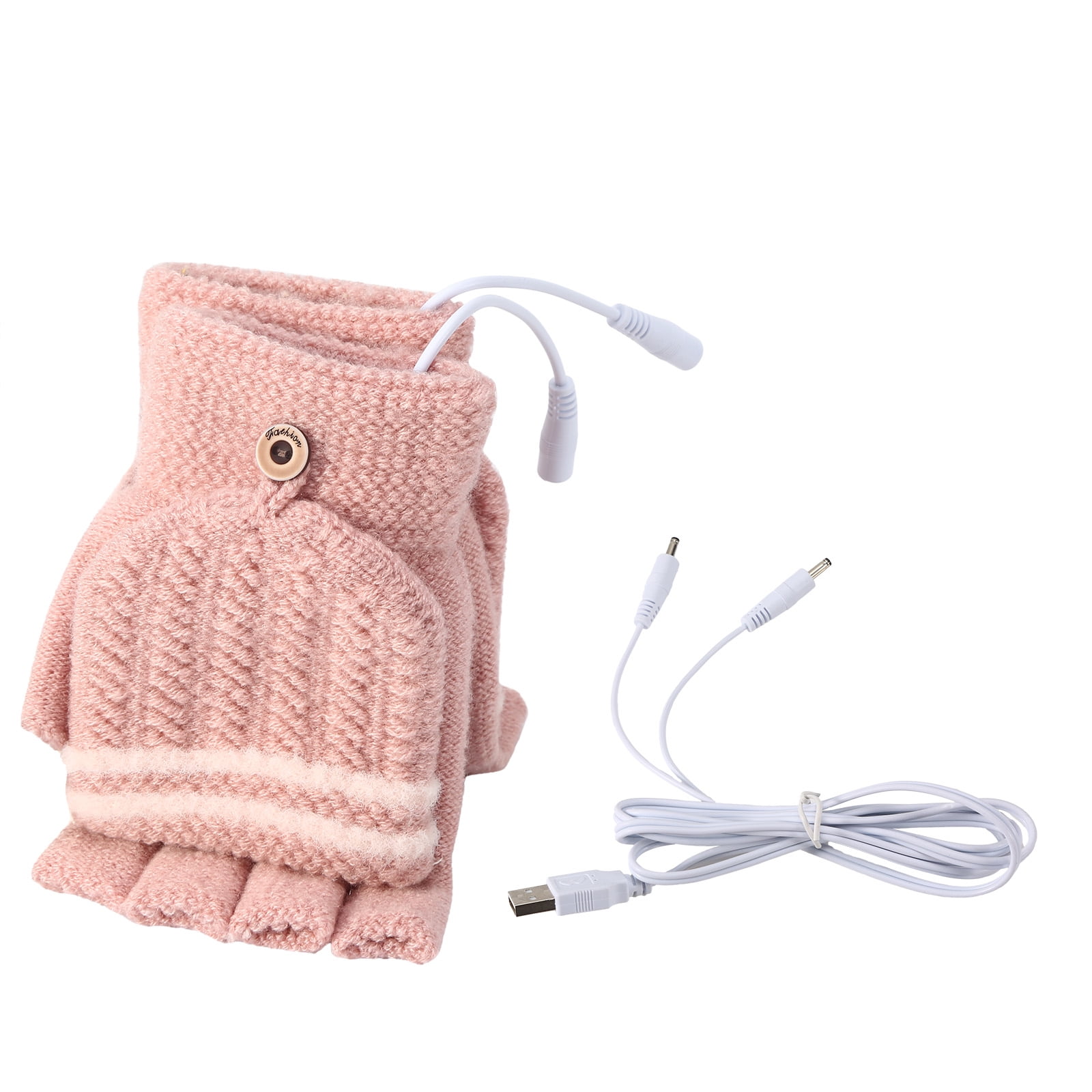 Haokaini USB Heated Gloves, Winter Warm Typing Electric Mitten, Full ...