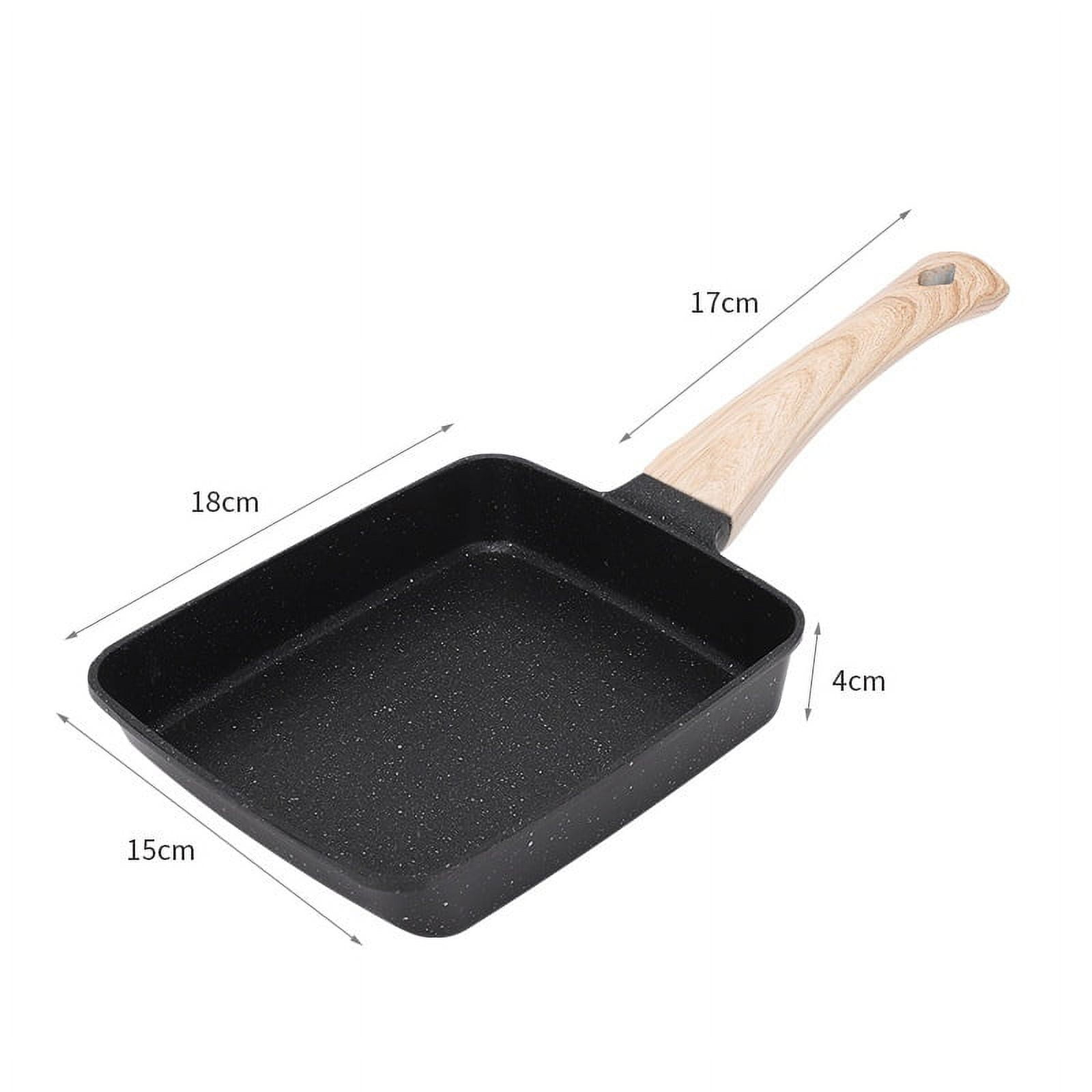 Haomacro 1 pcs Mini Japanese Tamako non-stick skillet Square steak ...