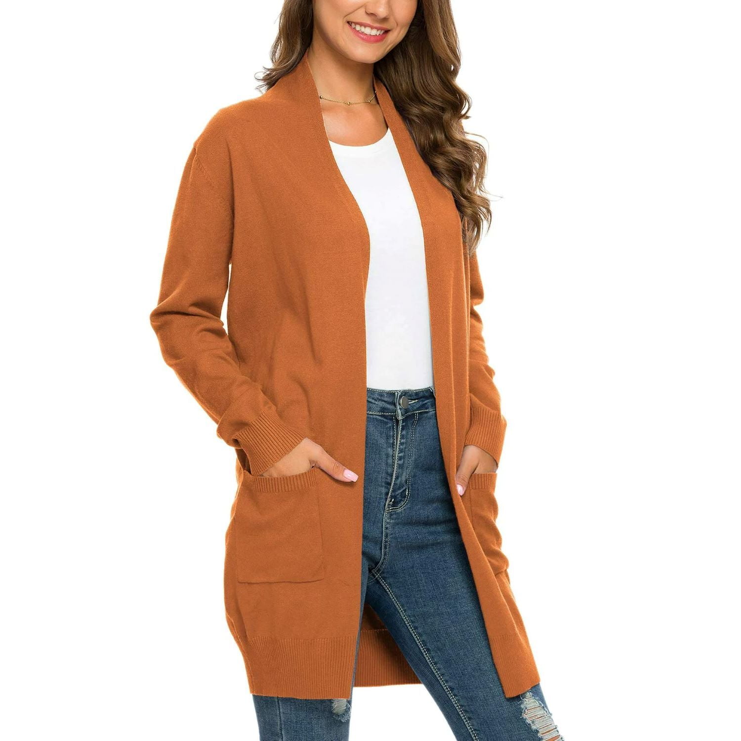 HAOMEILI Women's Long Cardigan Sweater 2024 Fall Fashion Casual ...