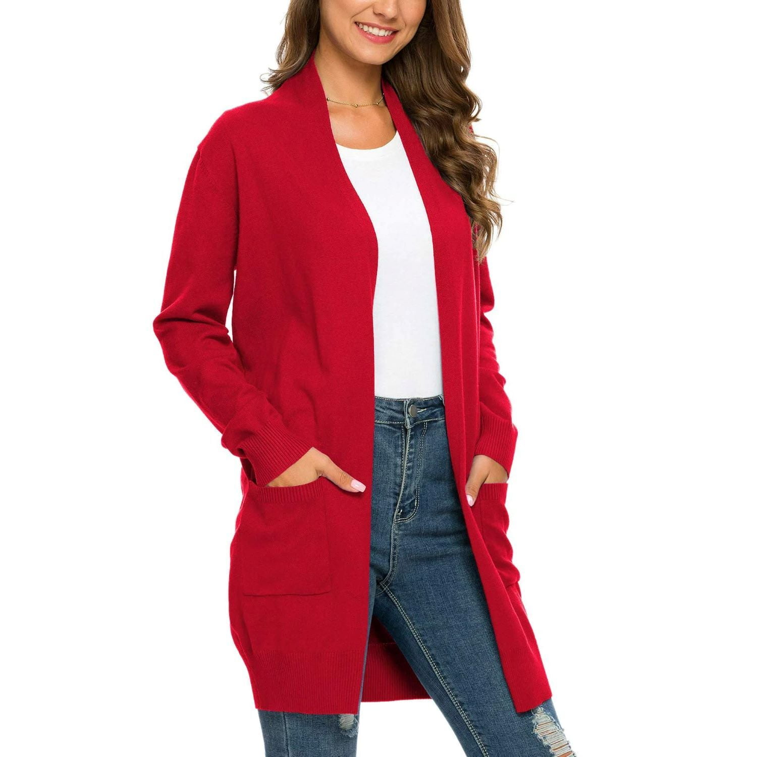 HAOMEILI Women's Long Cardigan Sweater 2024 Fall Fashion Casual ...