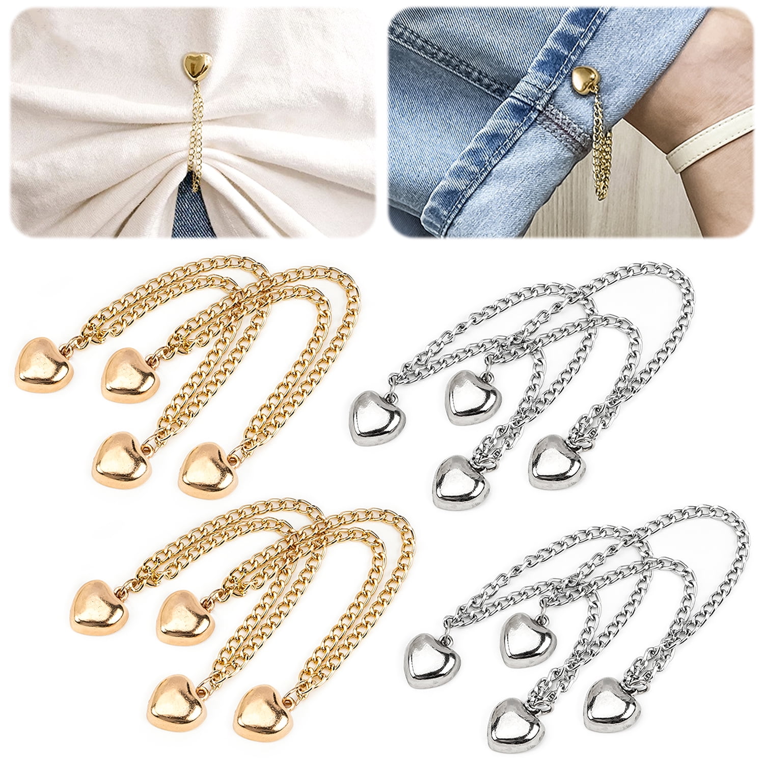 Haooryx Magnetic Clothing Clips Set Multi-Function Magnetic Pinless ...
