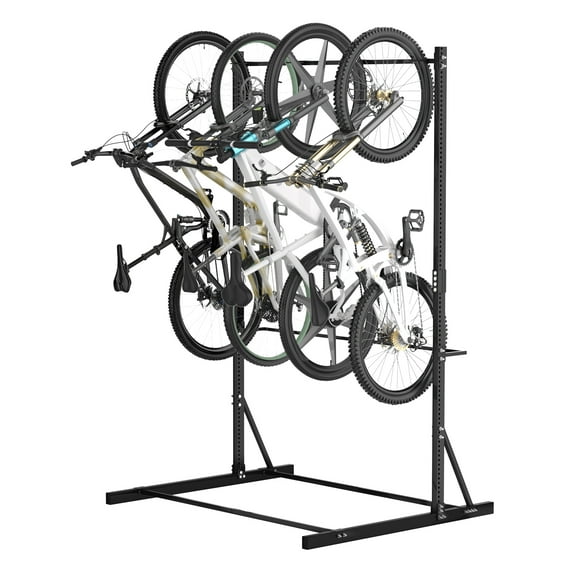 Haosegd 5 Bikes Vertical Bike Storage Rack: Freestanding Bike Storage ...