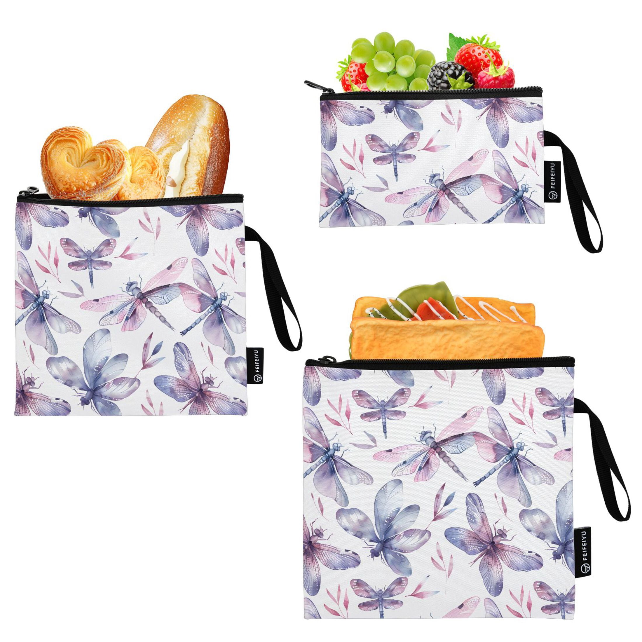 Haosy 3 Pack Reusable Ziploc Bags BPA Free Healthy Food Storage Bag ...