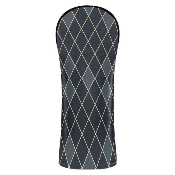 Haosy Carbon Black Block Golf Club Covers Driver Hybrid Wood Headcovers ...
