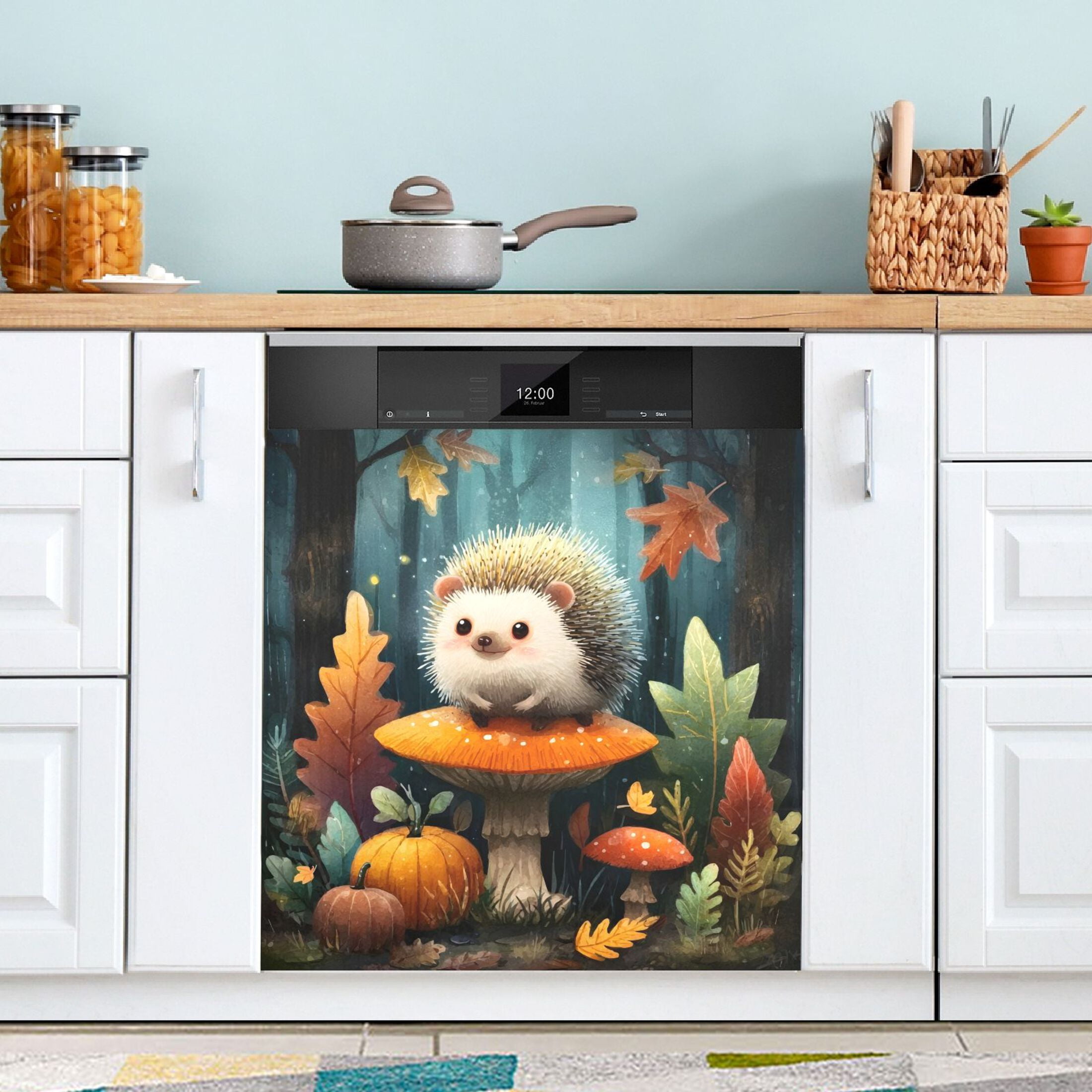 Haosy Dishwasher Magnet Cover Magnetic Fridge Door Cover Home Kitchen ...