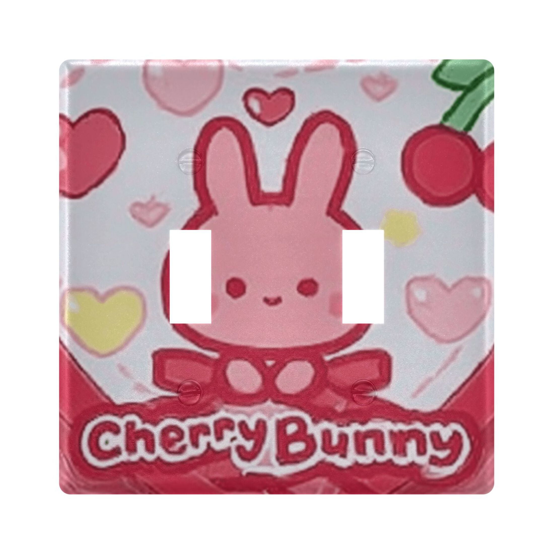 Haosy Light Switch Cover Plate 2 Gang Electrical Outlet Covers Cherry ...