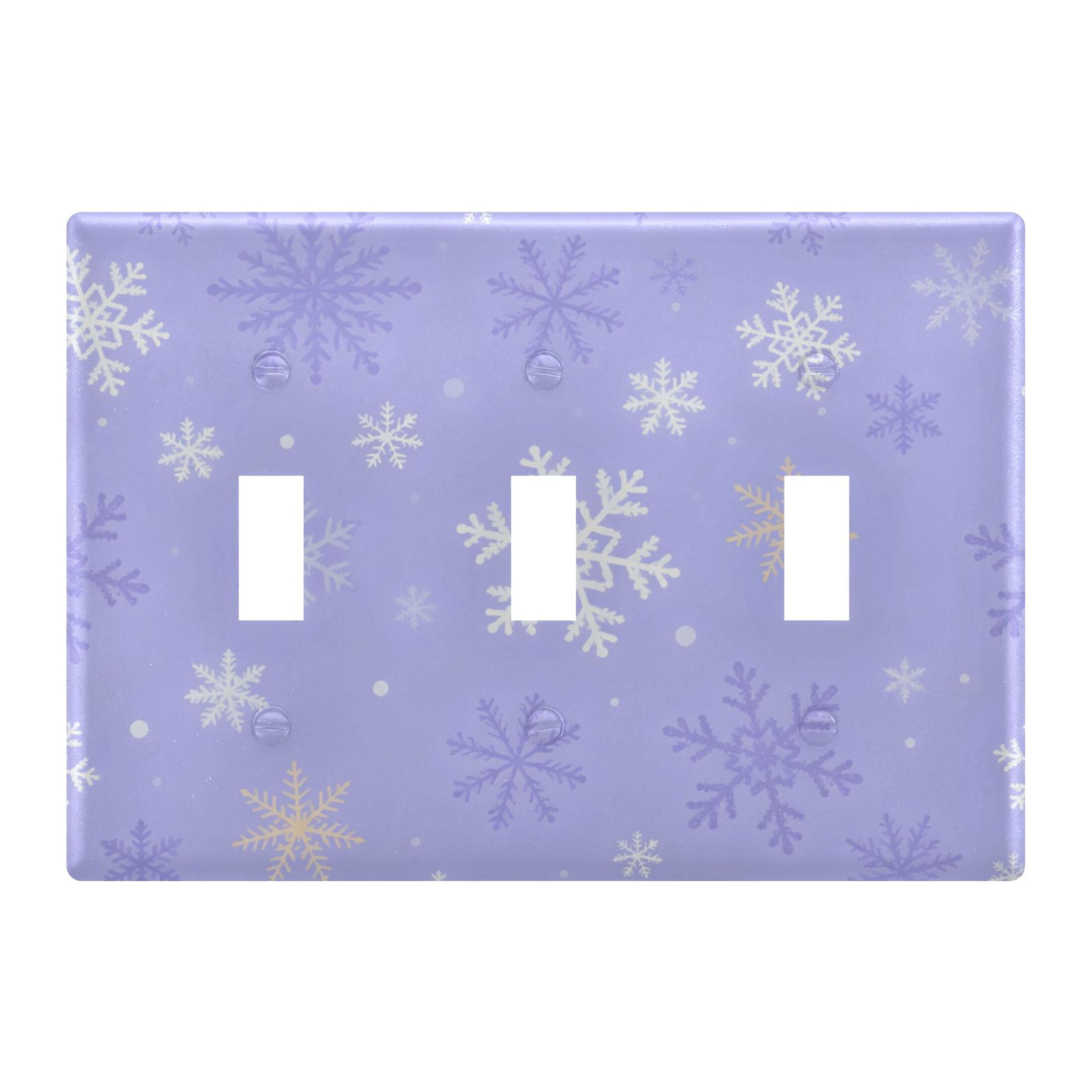 Haosy Light Switch Cover Plate 3 Gang Electrical Outlet Covers Adorable ...