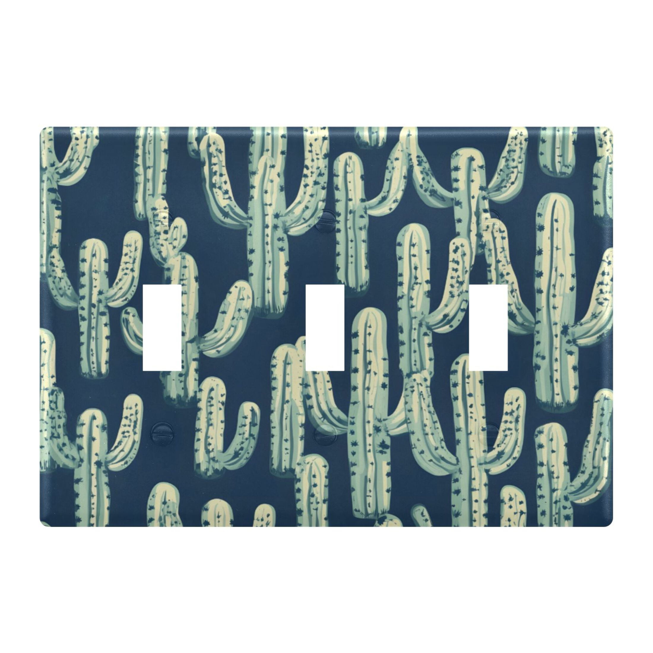 Haosy Light Switch Cover Plate 3 Gang Electrical Outlet Covers Cartoon ...