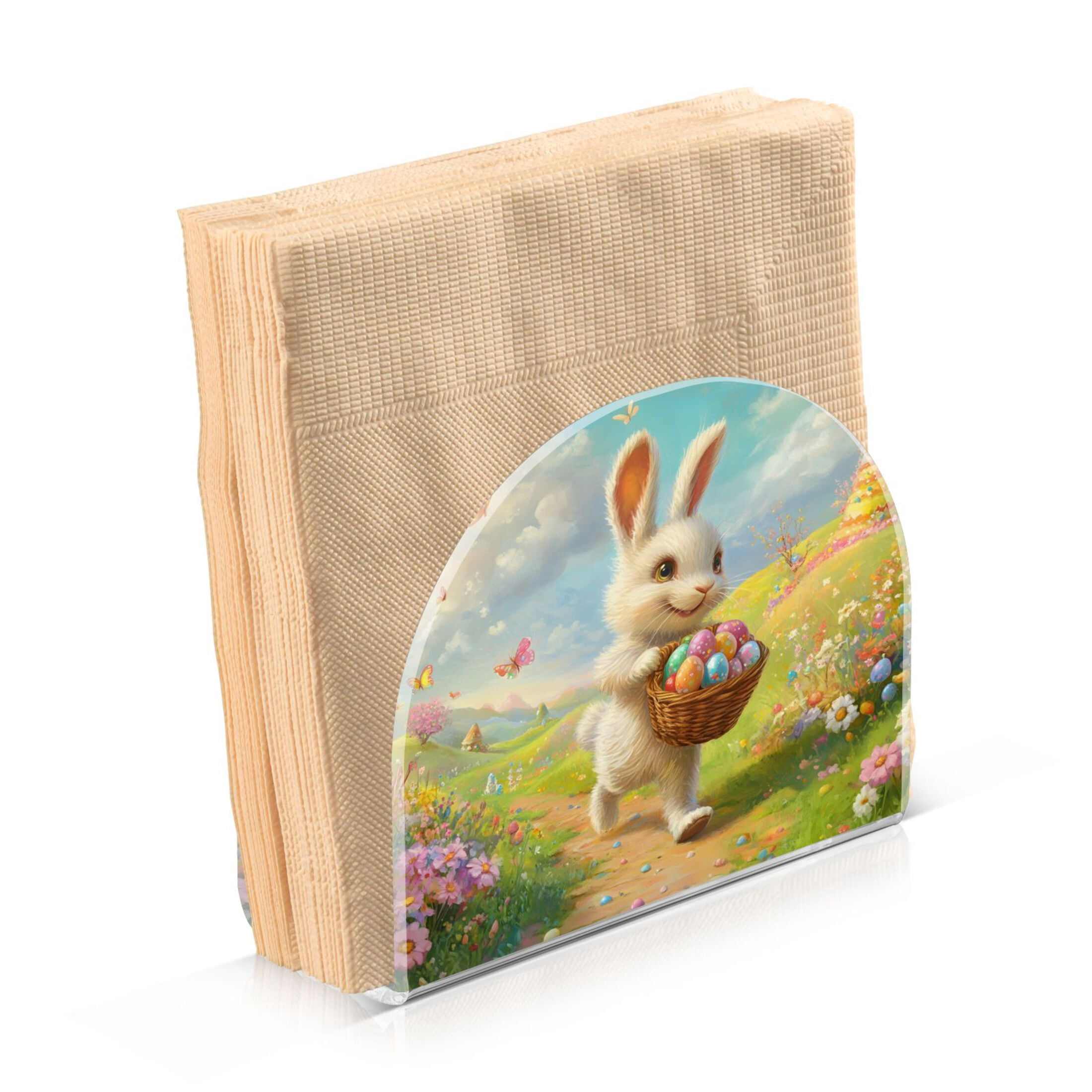 Haosy Napkin Holder for Table Acrylic Kitchen Paper Tissue Dispenser ...