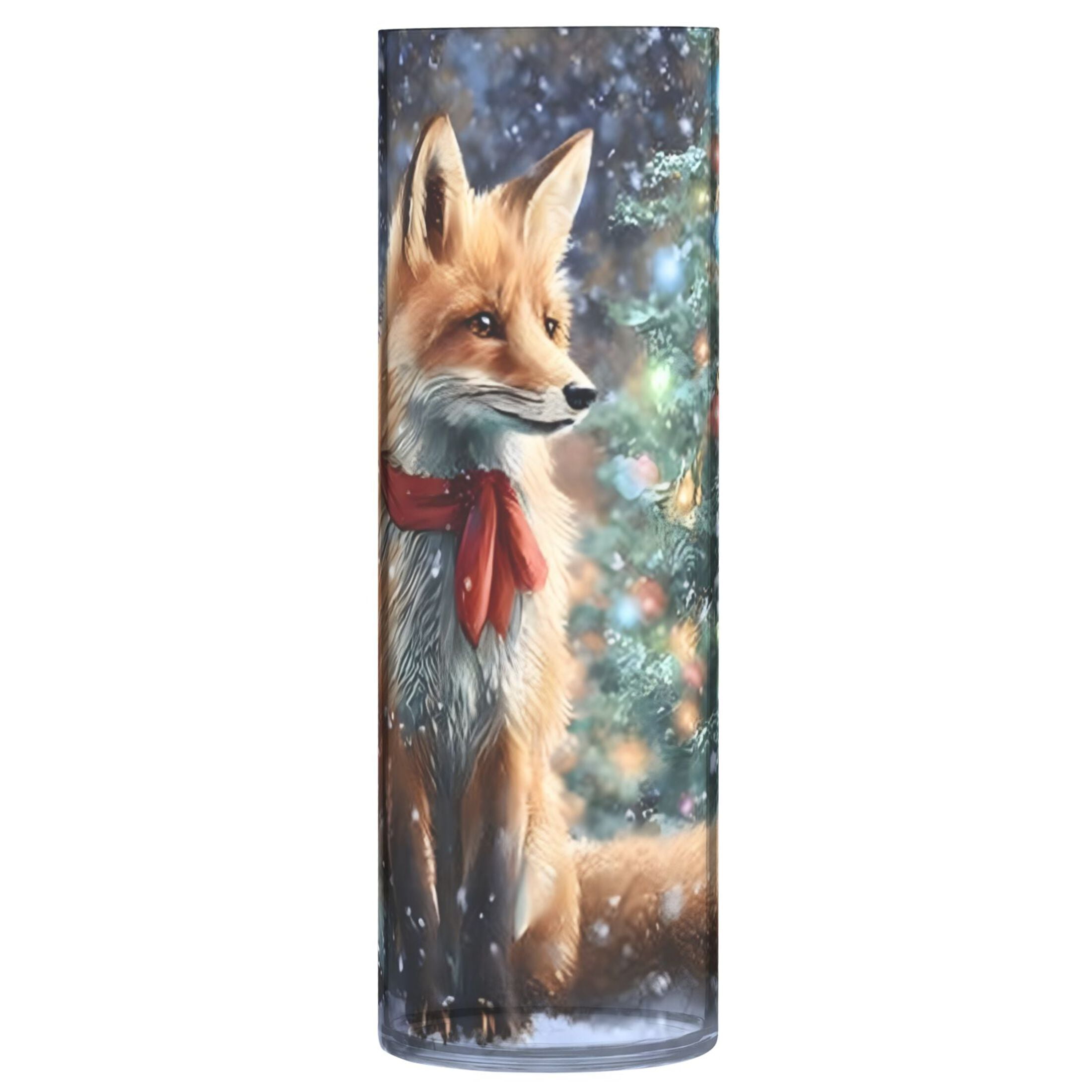 Haosy Plastic Flower Vase 11.8 inch Tall Clear Cylindrical Vases for ...