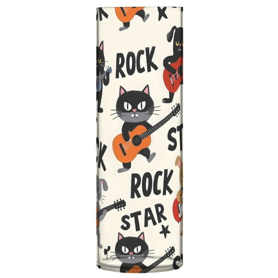 Haosy Plastic Flower Vase 11.8 inch Tall Clear Cylindrical Vases for ...