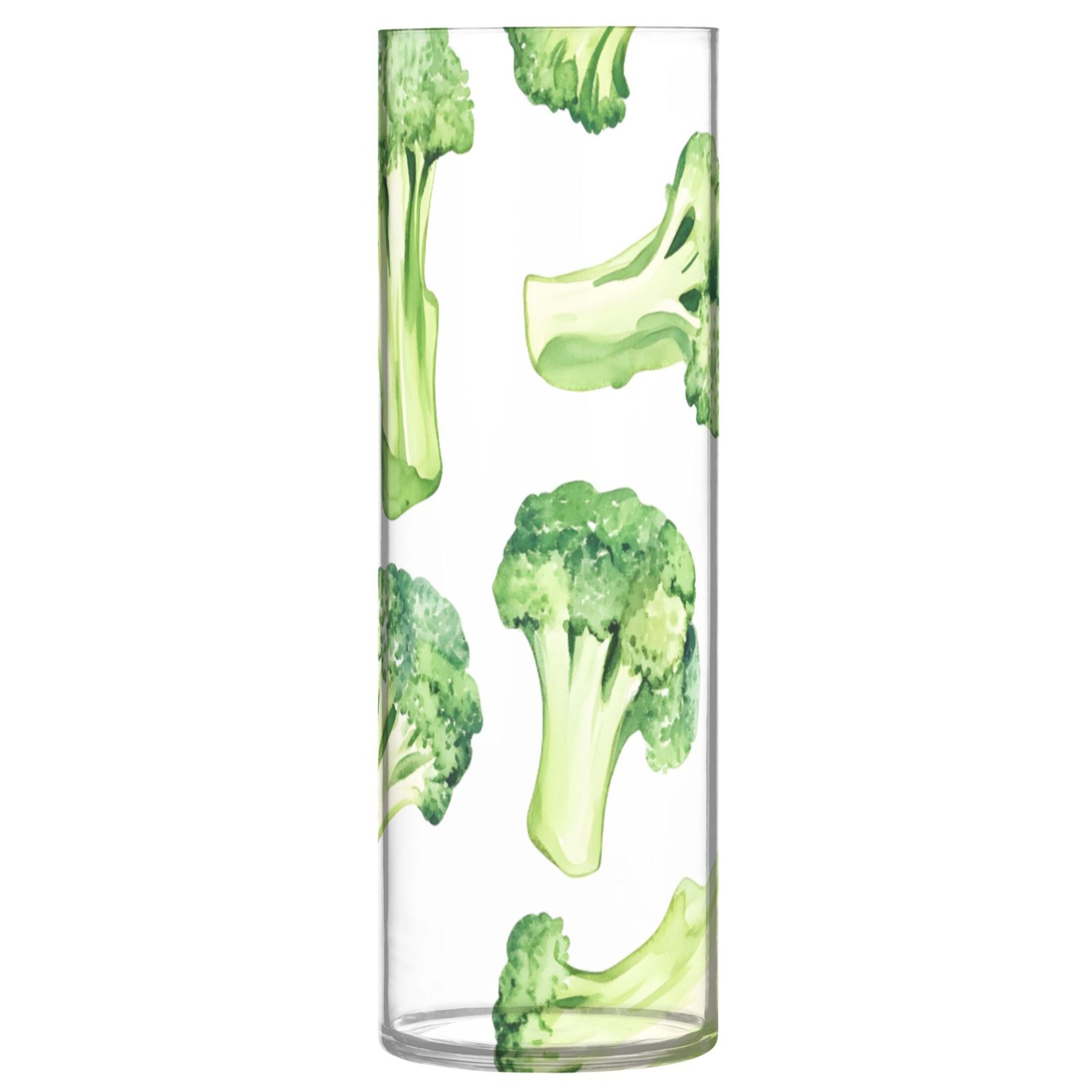 Haosy Plastic Flower Vase 11.8 inch Tall Clear Cylindrical Vases for ...
