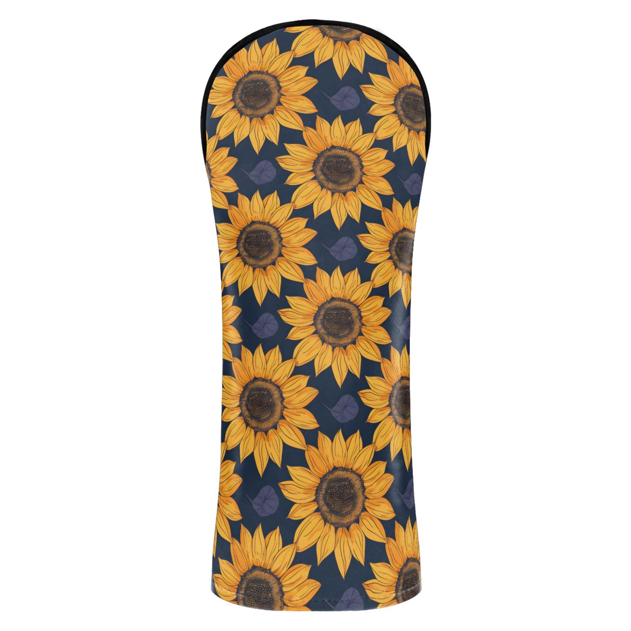 Haosy Sunflowers and Small Leaf Golf Club Covers Driver Hybrid Wood ...