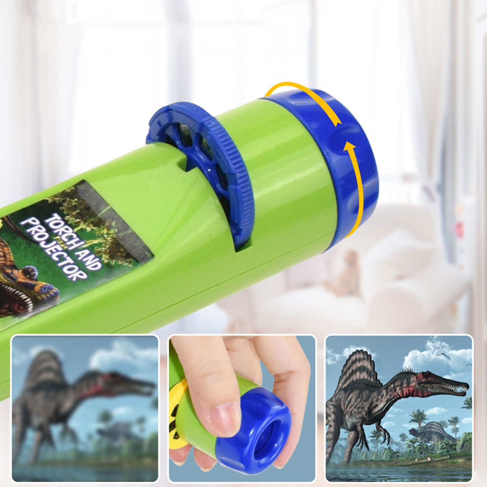 Haotrend Black Clearance Friday Educational Projection Flashlight For ...