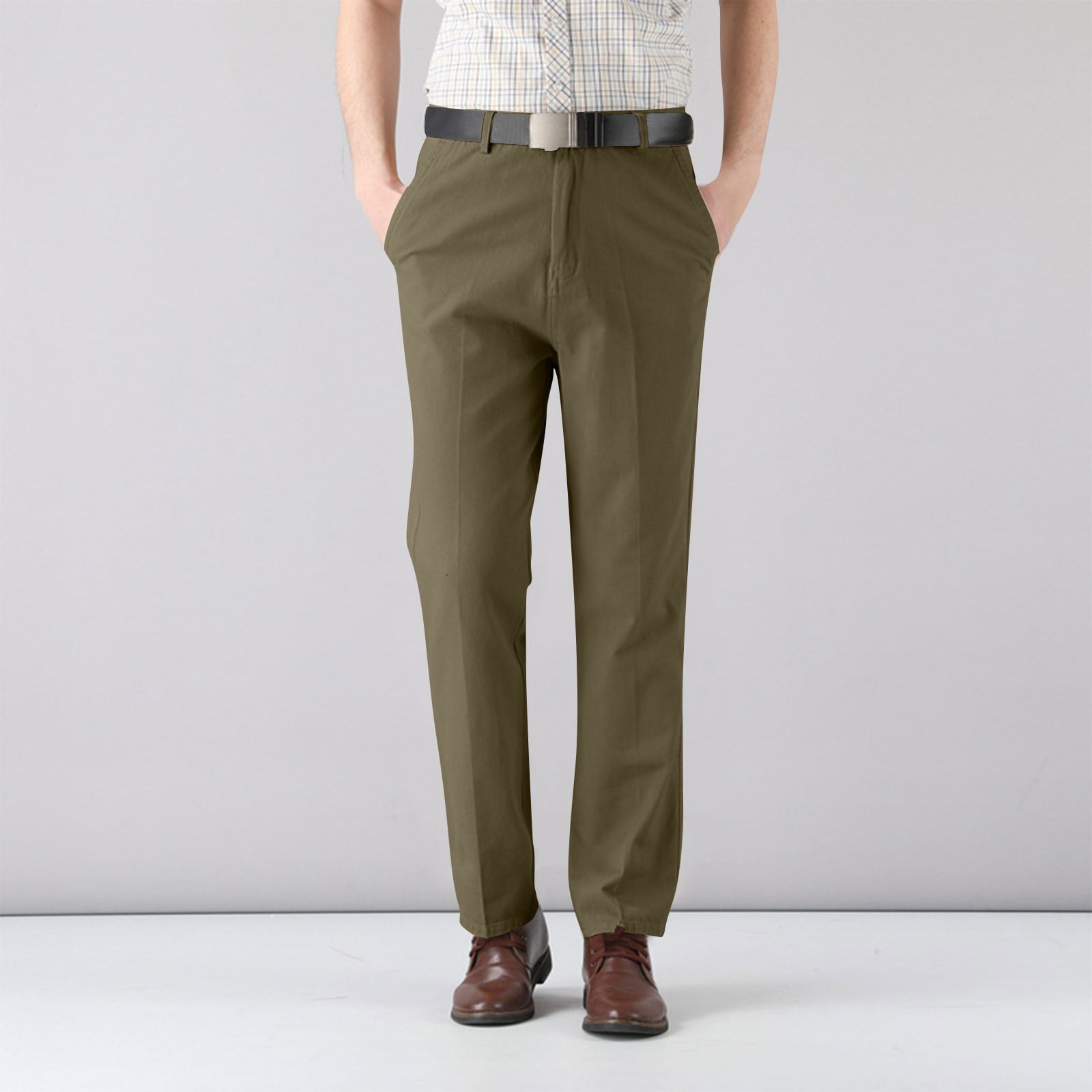 Haoxianjian Dress Pants For Men Summer Pants Men'S Summer Straight Leg ...