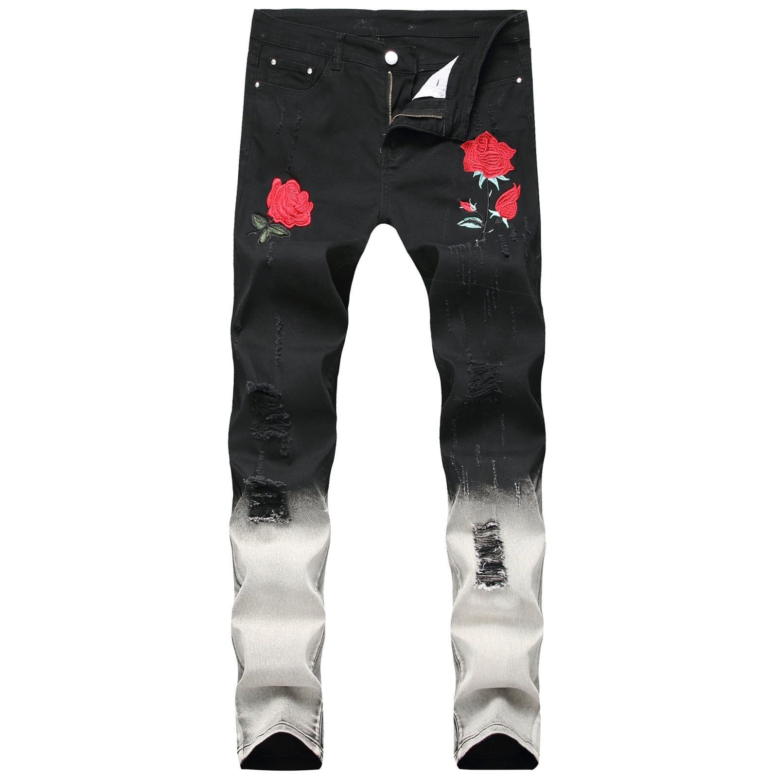 Haoxianjian Jeans For Men Mens Jeans Relaxed Fitted Men'S Casual Cotton ...