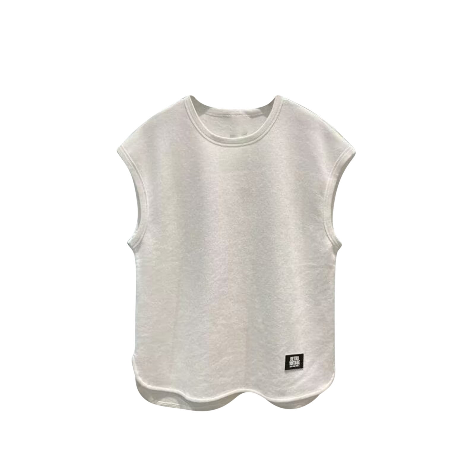 Haoxianjian Plus Size Mens Active Muscle Tank Top polyester Muscle ...