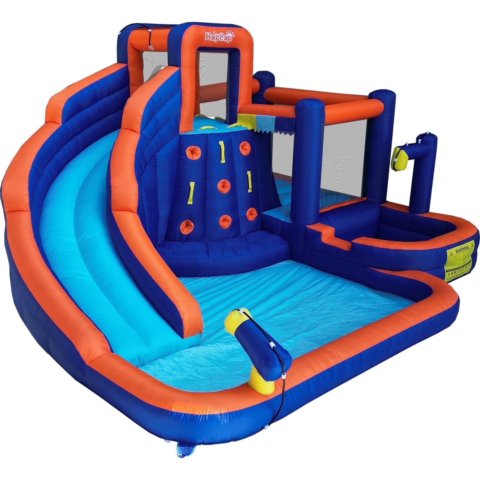 HapCap Combo Inflatable Water slide Bounce House, 2 Pools,with Air ...