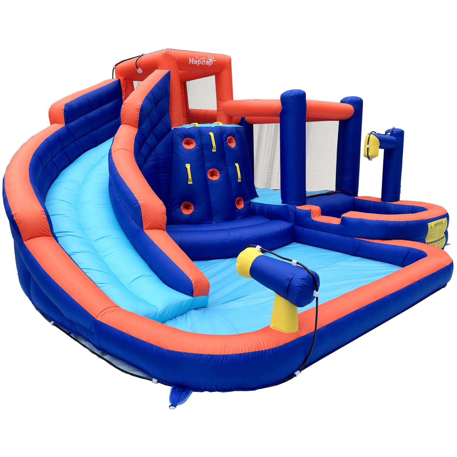 Hapcap Inflatable Water Slide Bounce House Combo with Pool, Outdoor ...