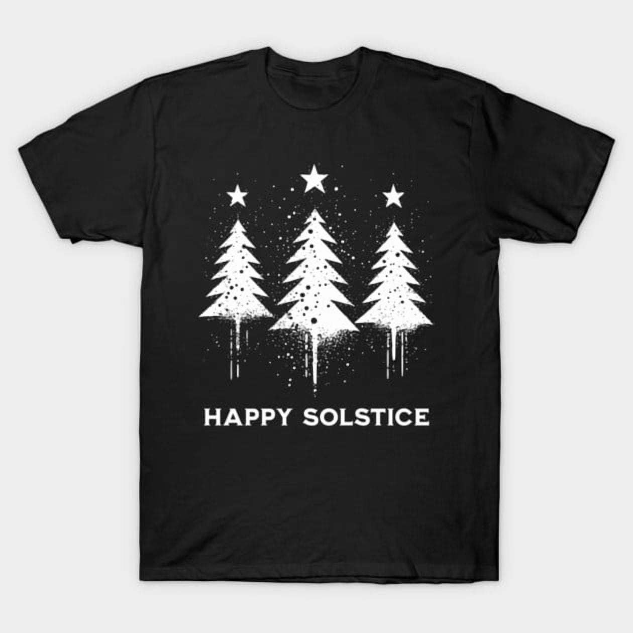 HapSolstice Winter Trees Holiday Pagan Wiccan Art Graphic Retro ...