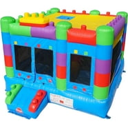 JumpOrange Inflatable Ninja Bouncer with Water Slide and Blower for ...