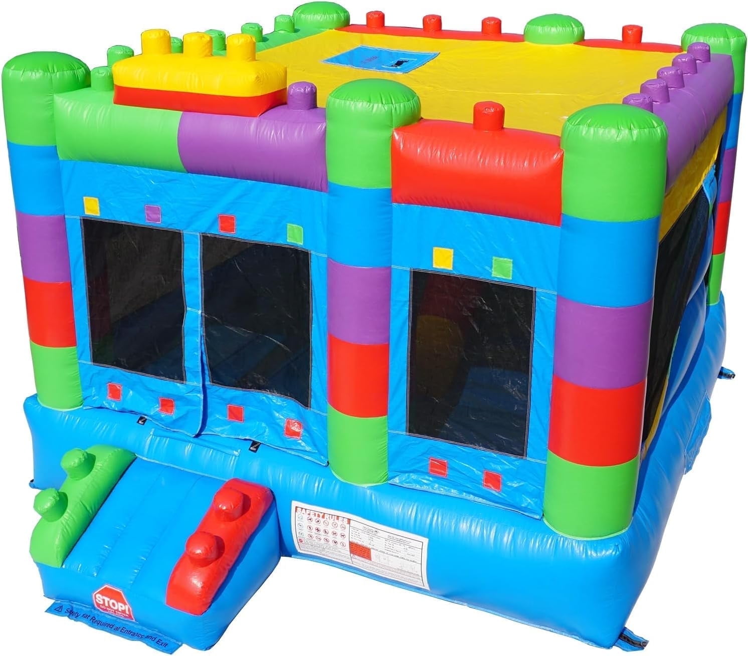 Hapcap Commercial Inflatable Bounce House with Built in Slide,for Kids ...