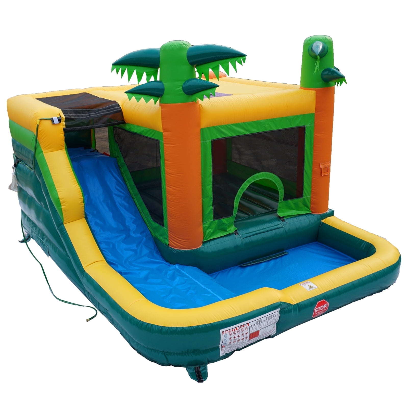Hapcap Commercial PVC Inflatable Bounce House Water Slide Combo for ...