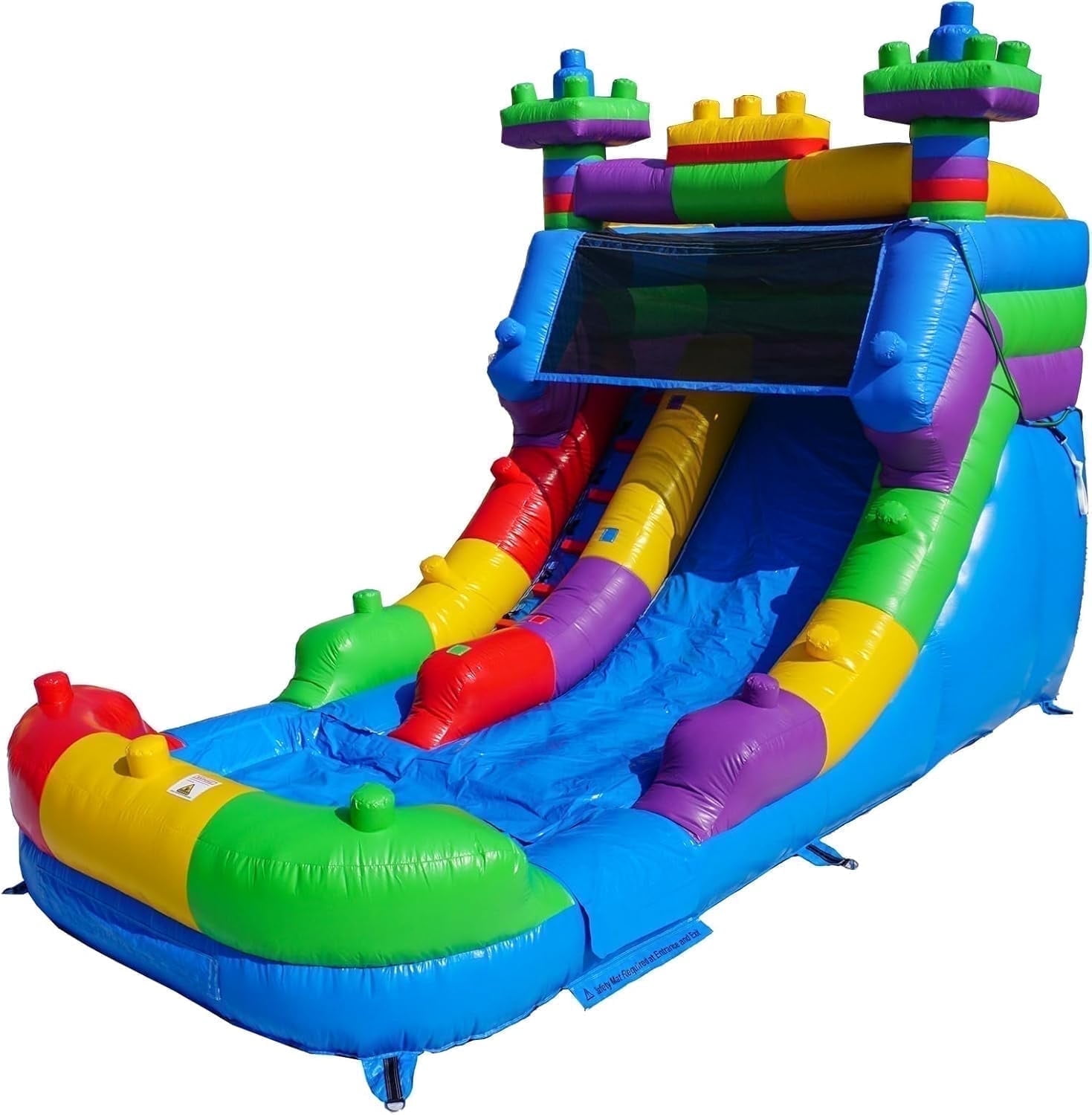 Hapcap Inflatable Semi-commercial Water Slide Bounce House for Kids ...