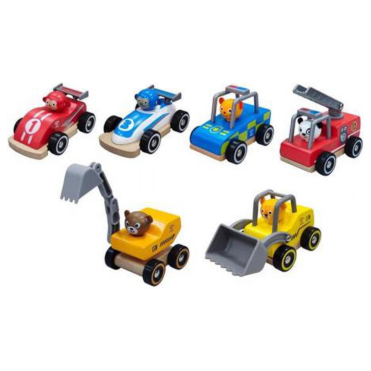 Hape 9084746 Wild Riders Vehicle Set Wood Toy, Multi Color - 12 Piece - Pack of 48 - Walmart.com
