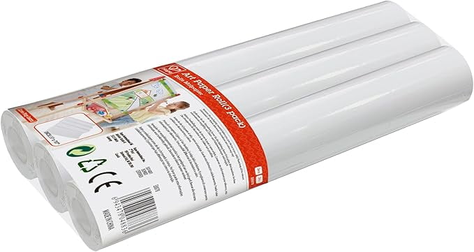 Hape Art Paper Roll Replacement, 3-Pac Arts, Drawing and Painting for ...