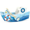 Hape, Captains Rocking Boat, Nautical Seaside Tugboat Toy, Ages 1 ...