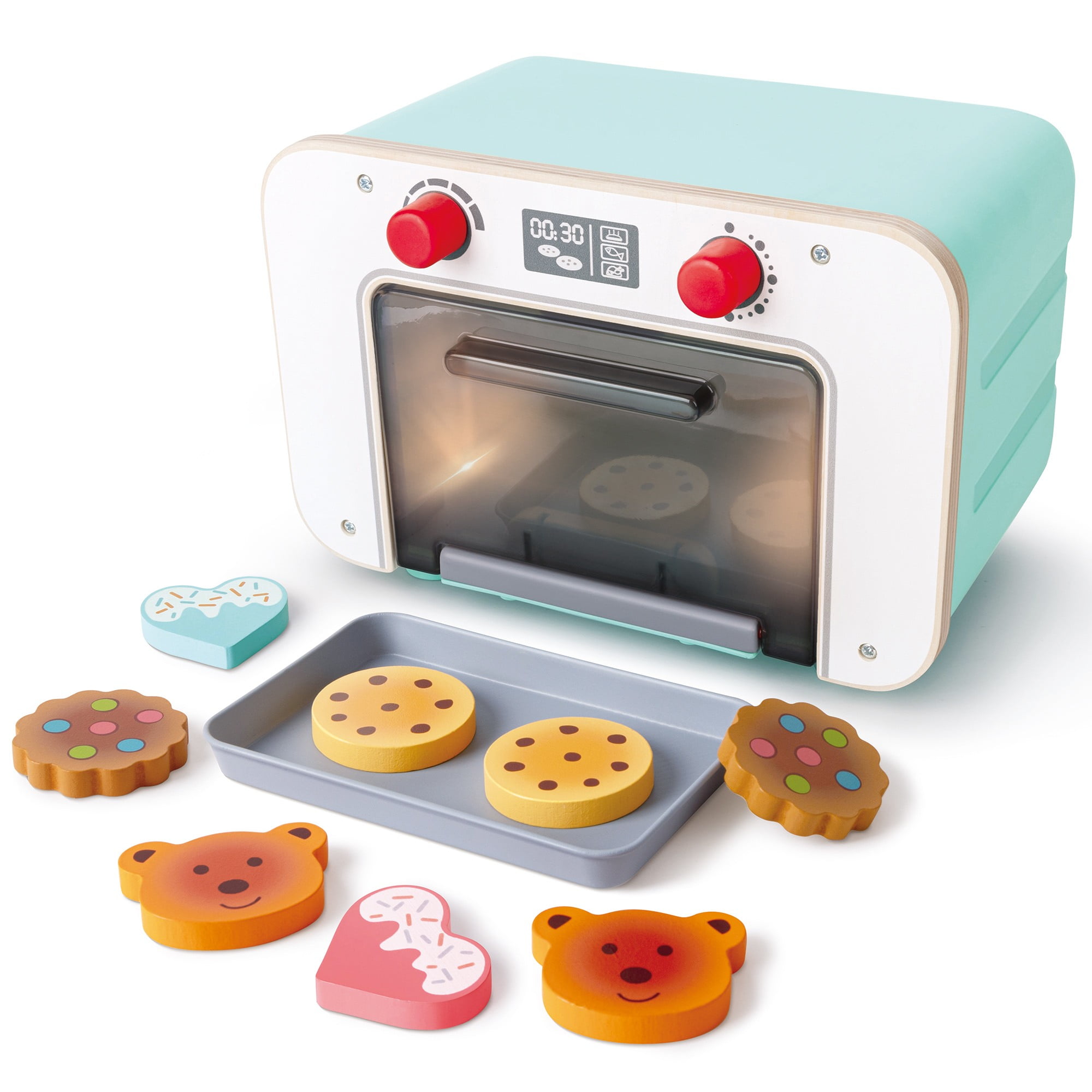 Hape: Countdown Baking Oven - Lights & Sounds, Wooden Kitchen Toy ...