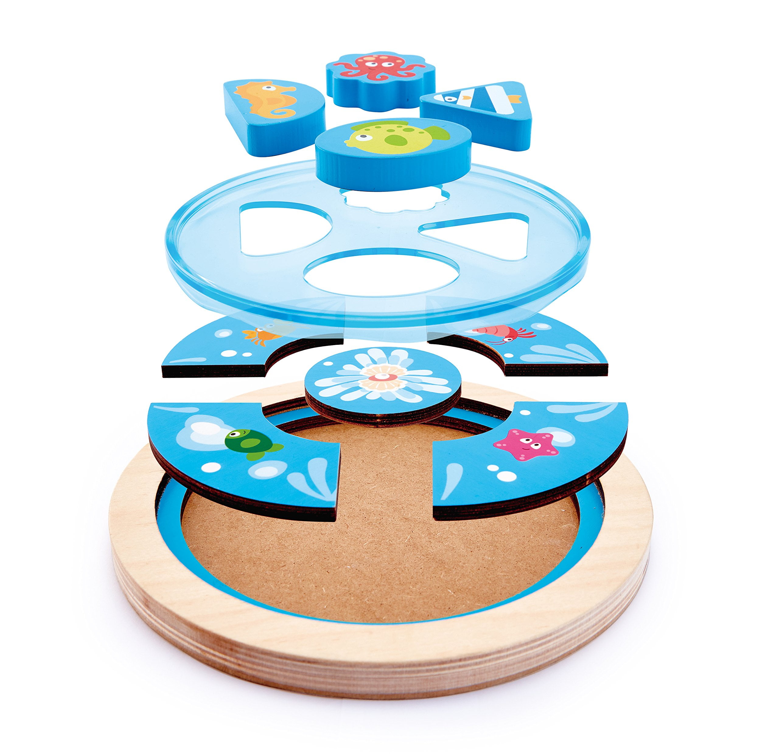 Hape Deep Sea Discovery Puzzle Game, Multicolor, 5'' x 2'' - Walmart.com