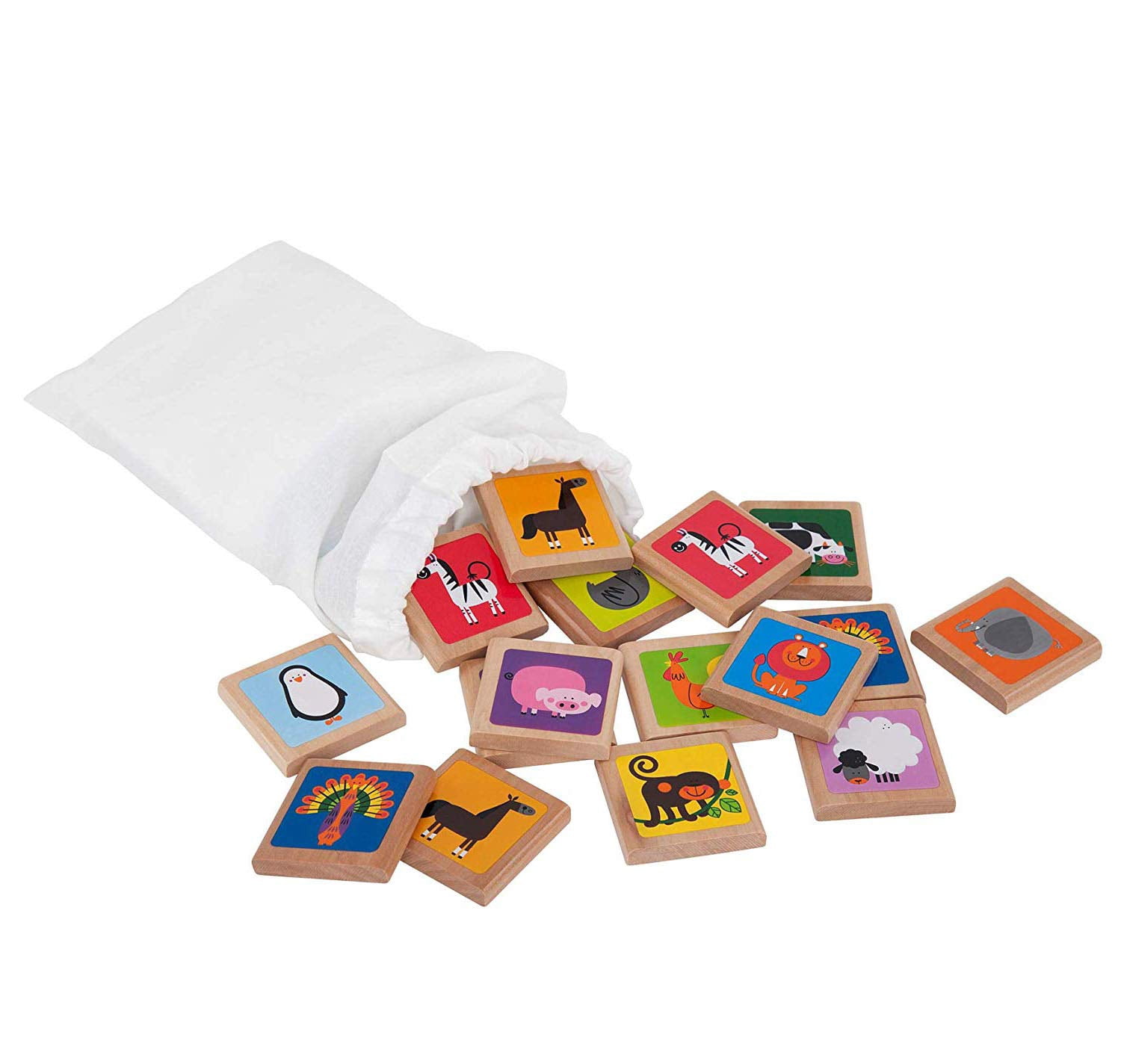 Hape E1012 Early Explorer STF9 - Amimals Memory Game Game - Walmart.com