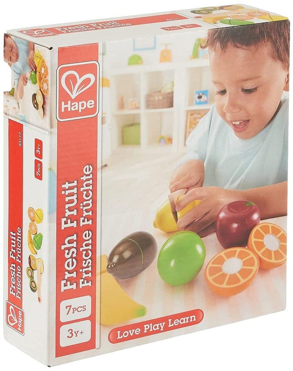 Hape Fresh Fruit Wooden Kitchen Play Food Set - Walmart.com