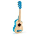 Hape 26" Blue Lagoon Wooden Musical Guitar, Toddler & Preschool Kids ...