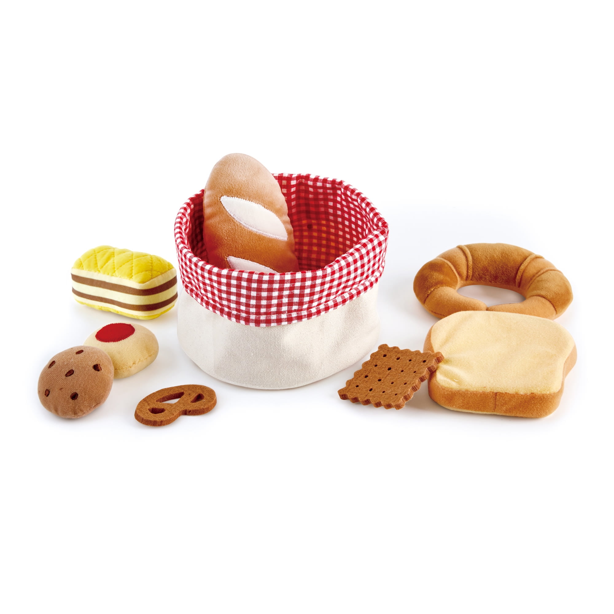 Hape Kitchen Bread Basket Food Playset, 9 Pieces - Walmart.com