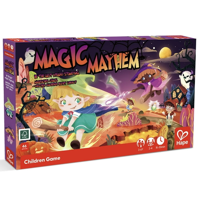Hape: Magic Mayhem - Strategy Board Game, Be The Last Wizard Standing ...