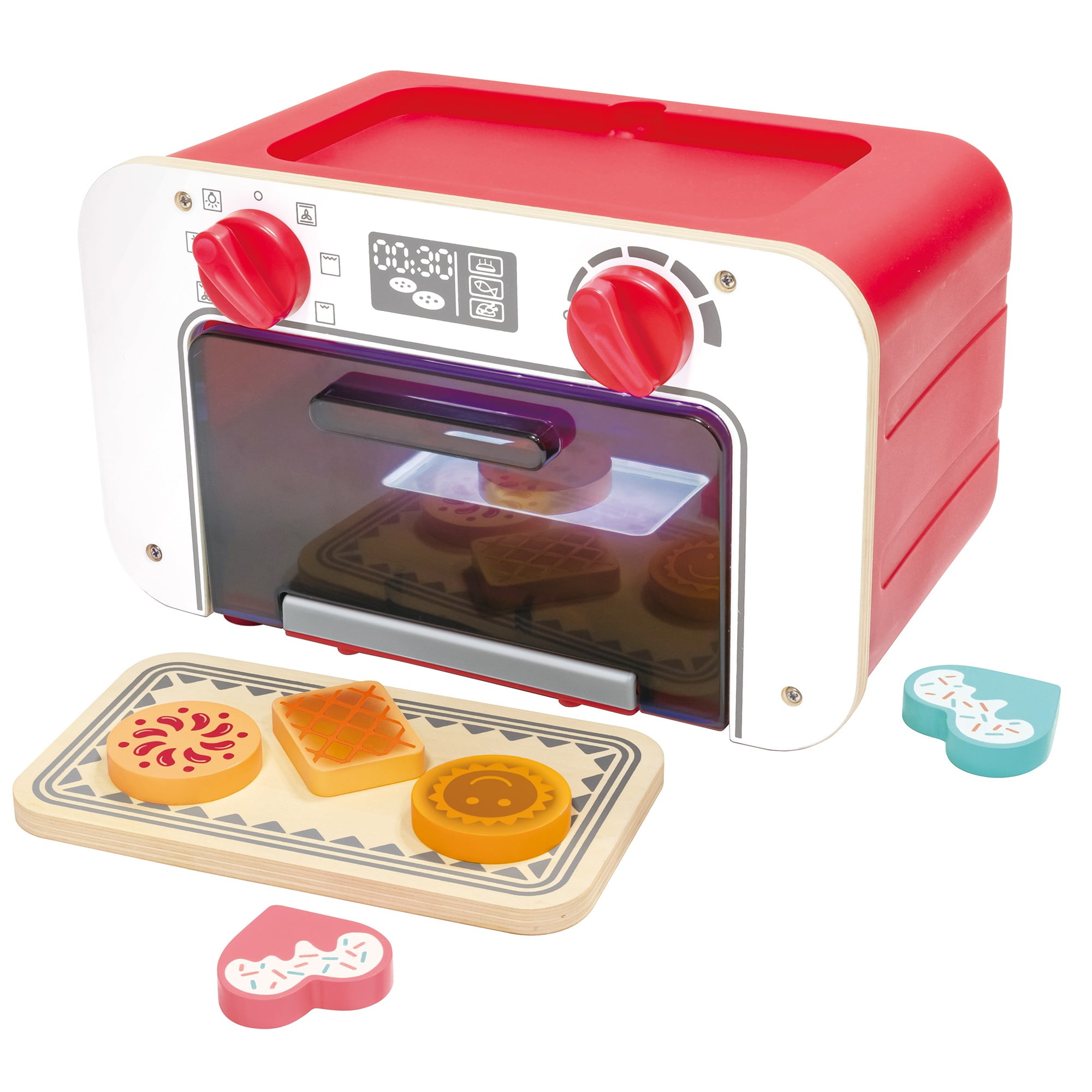 Hape: My Baking Oven With Magic Cookies - Red & White, Light & Sound ...
