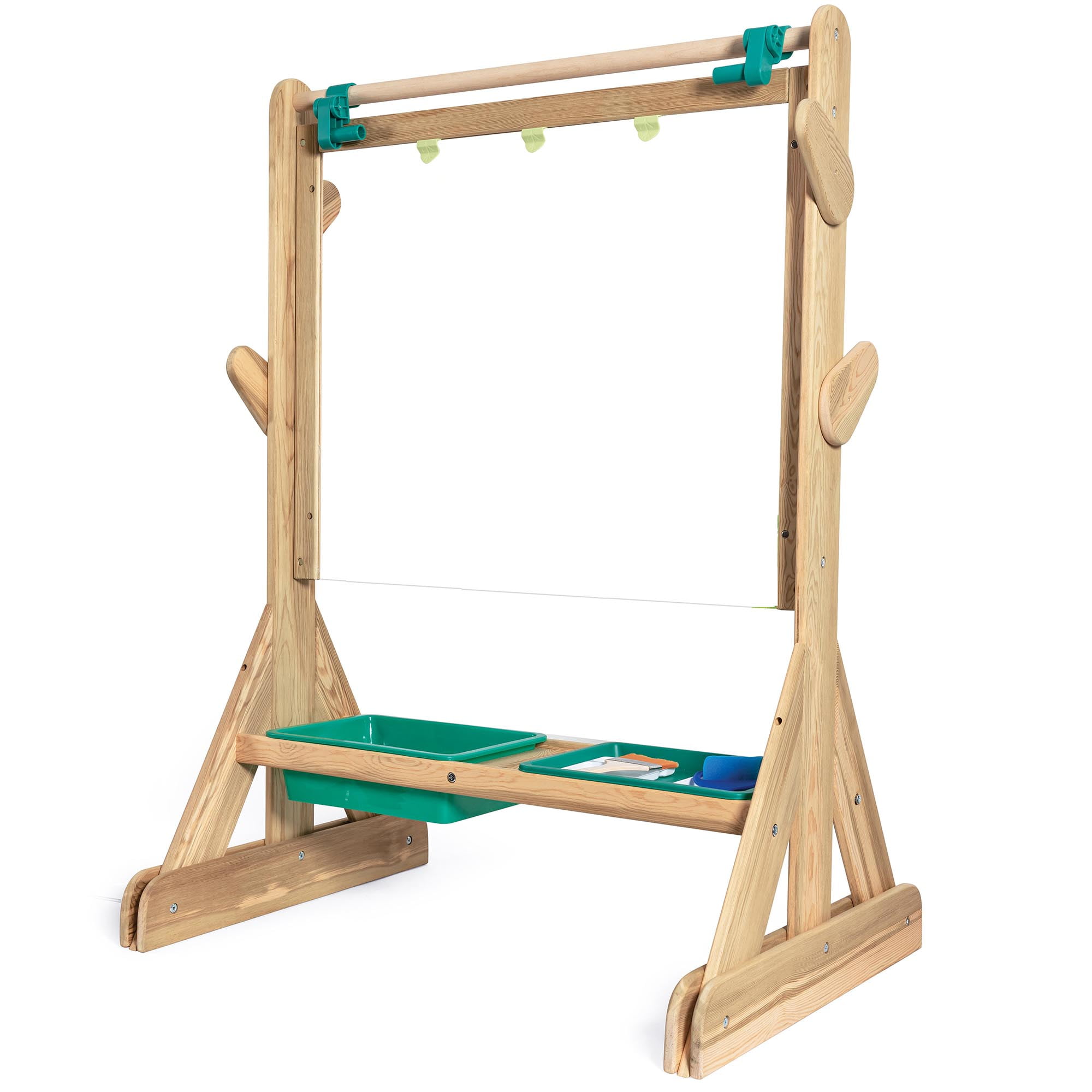 Hape: Outdoor Art Easel - Wooden Double-Sided Easel, See Through, Art ...