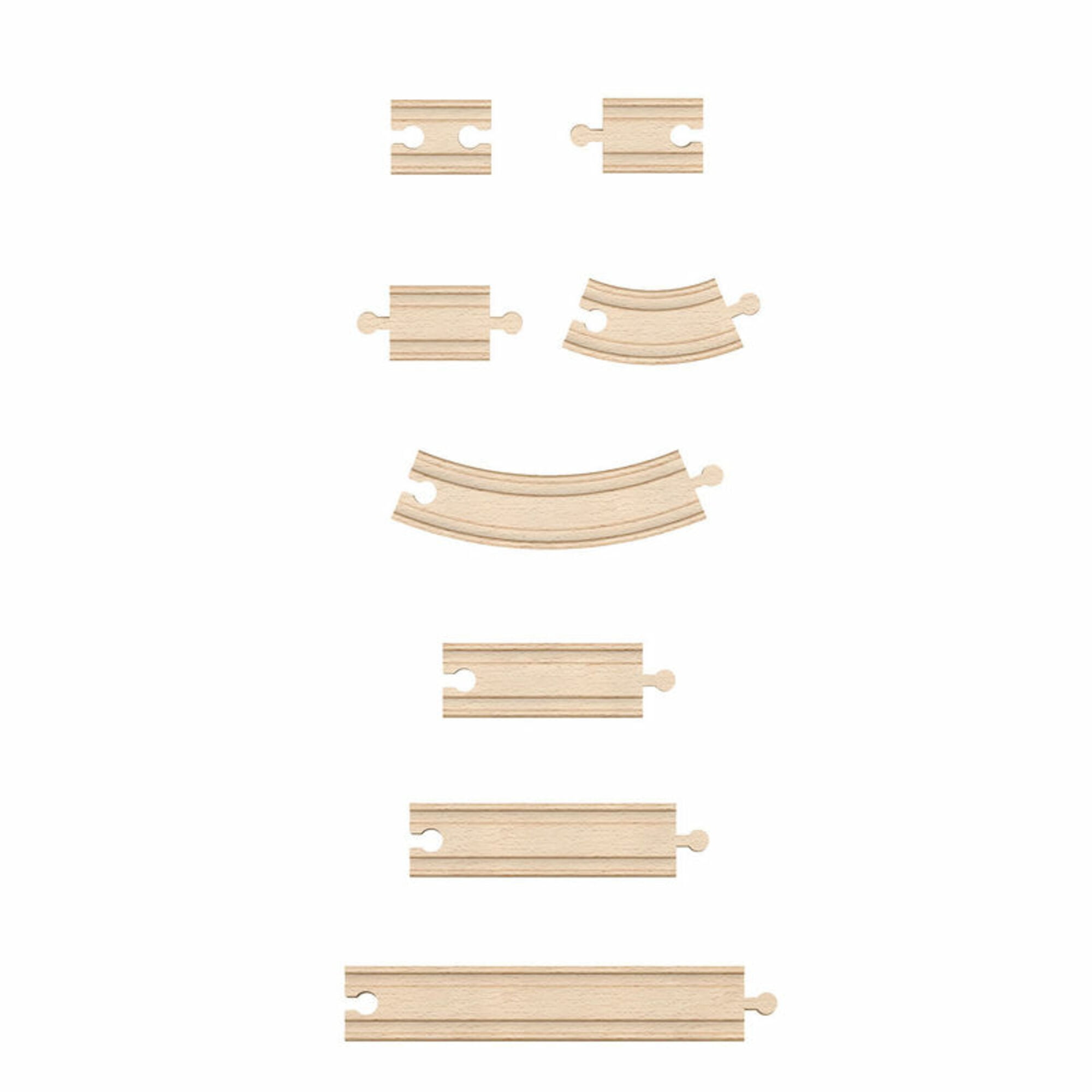 Hape Railway Collection Super Expansion Rail Pack, 24 Pieces - Walmart.com